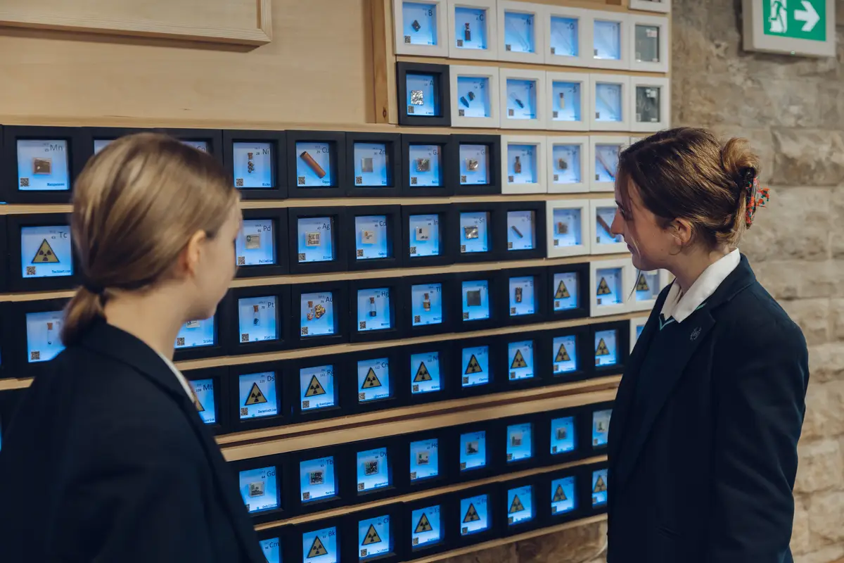 Periodic Table with real elements is now on display - Royal High School ...