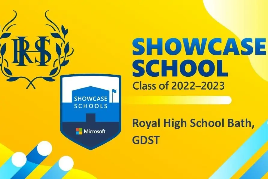 We are a Microsoft Showcase School - Royal High School Bath